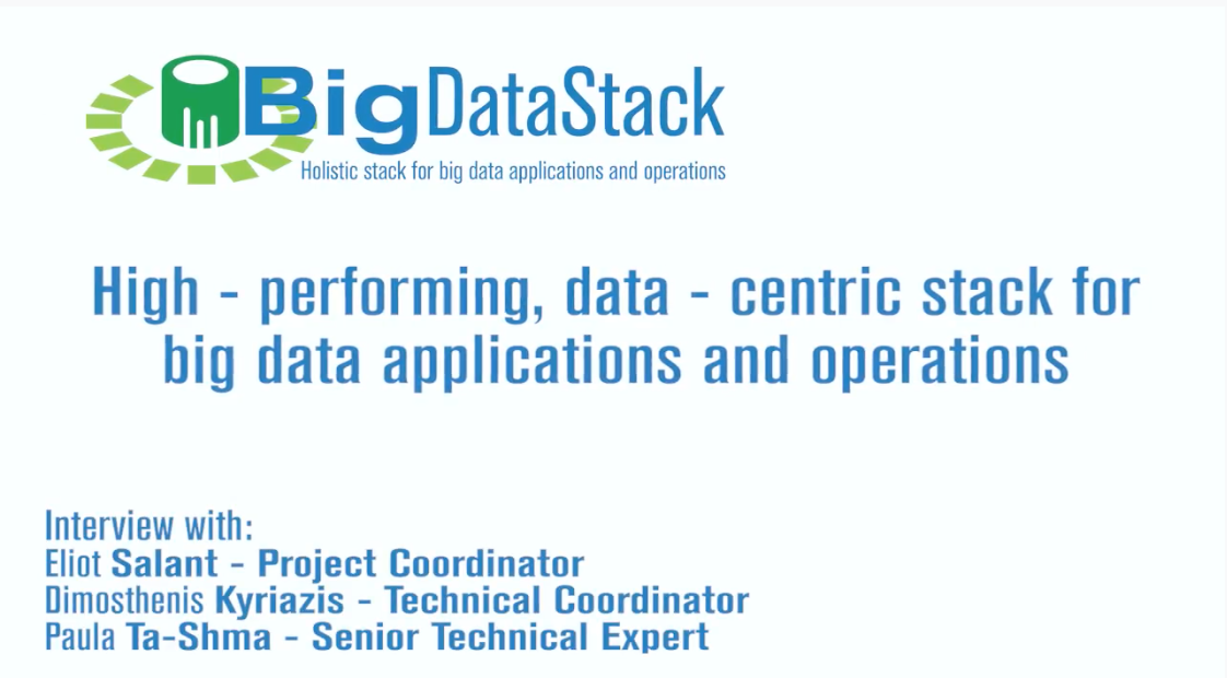 BigDataStack - overview | BigDataStack